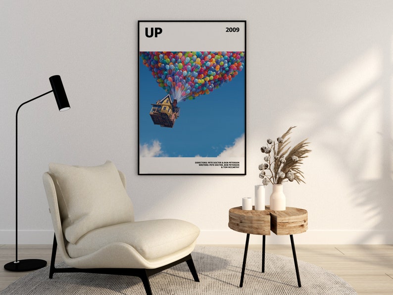 Up - Pixar - Movie Poster Print, Film Fan, Geek, for Him, for Her, Gift ...