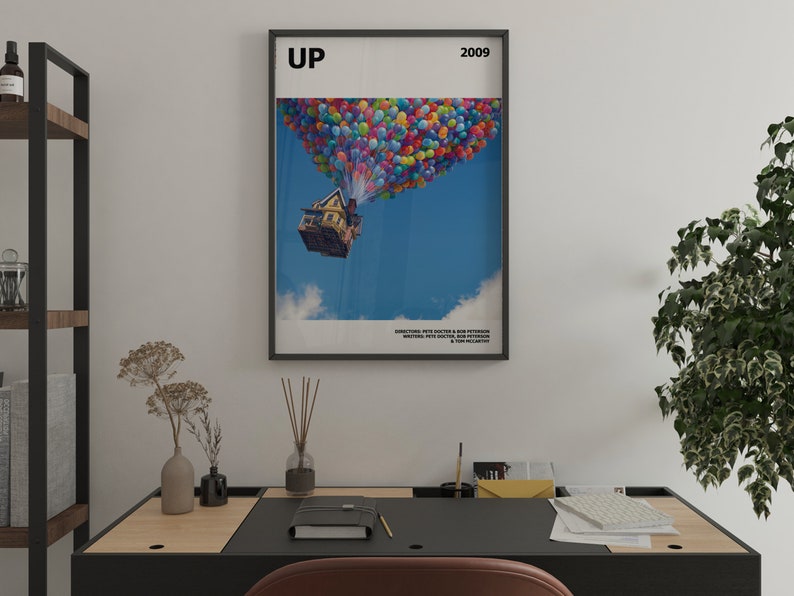 Up Pixar Movie Poster Print, Film Fan, Geek, for Him, for Her, Gift ...
