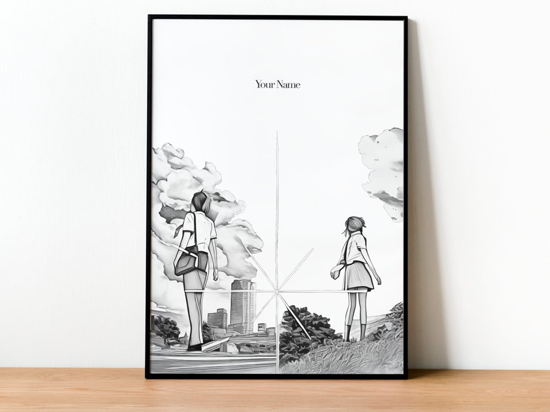 Your Name Studio Ghibli Movie Poster Print, Film Fan, Geek, for Him ...