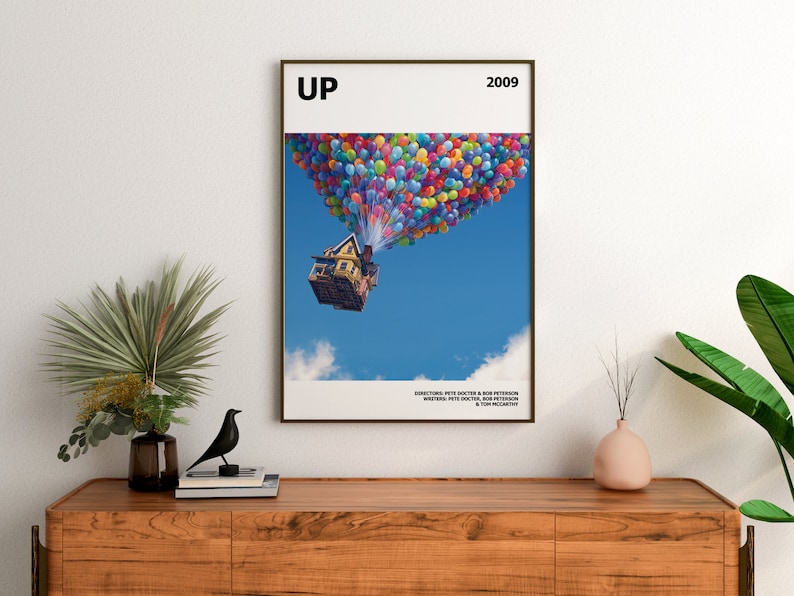 Up - Pixar - Movie Poster Print, Film Fan, Geek, for Him, for Her, Gift ...