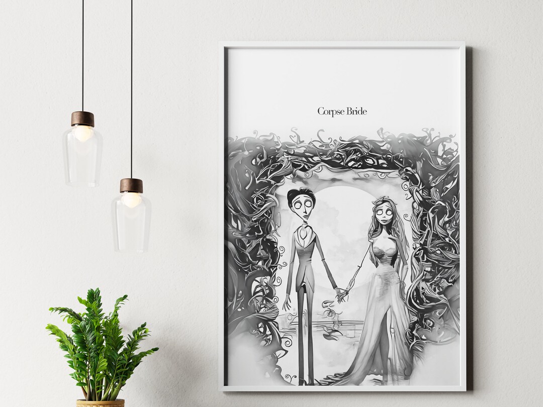 Corpse Bride - Tim Burton - Movie Poster Print, Film Fan, Geek, for Him ...