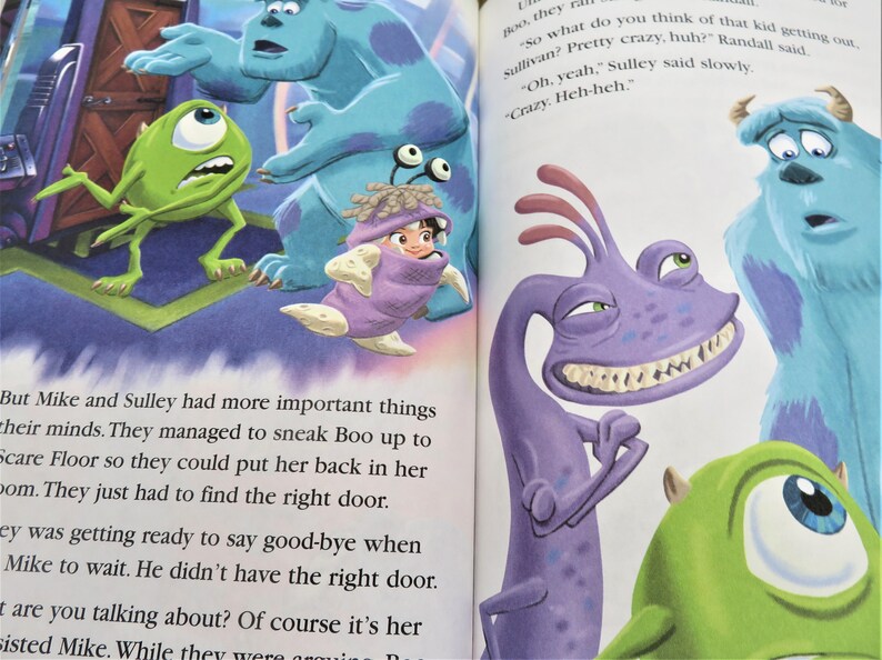 Monsters, Inc. Hardcover Book, Disney's Wonderful World of Reading ...