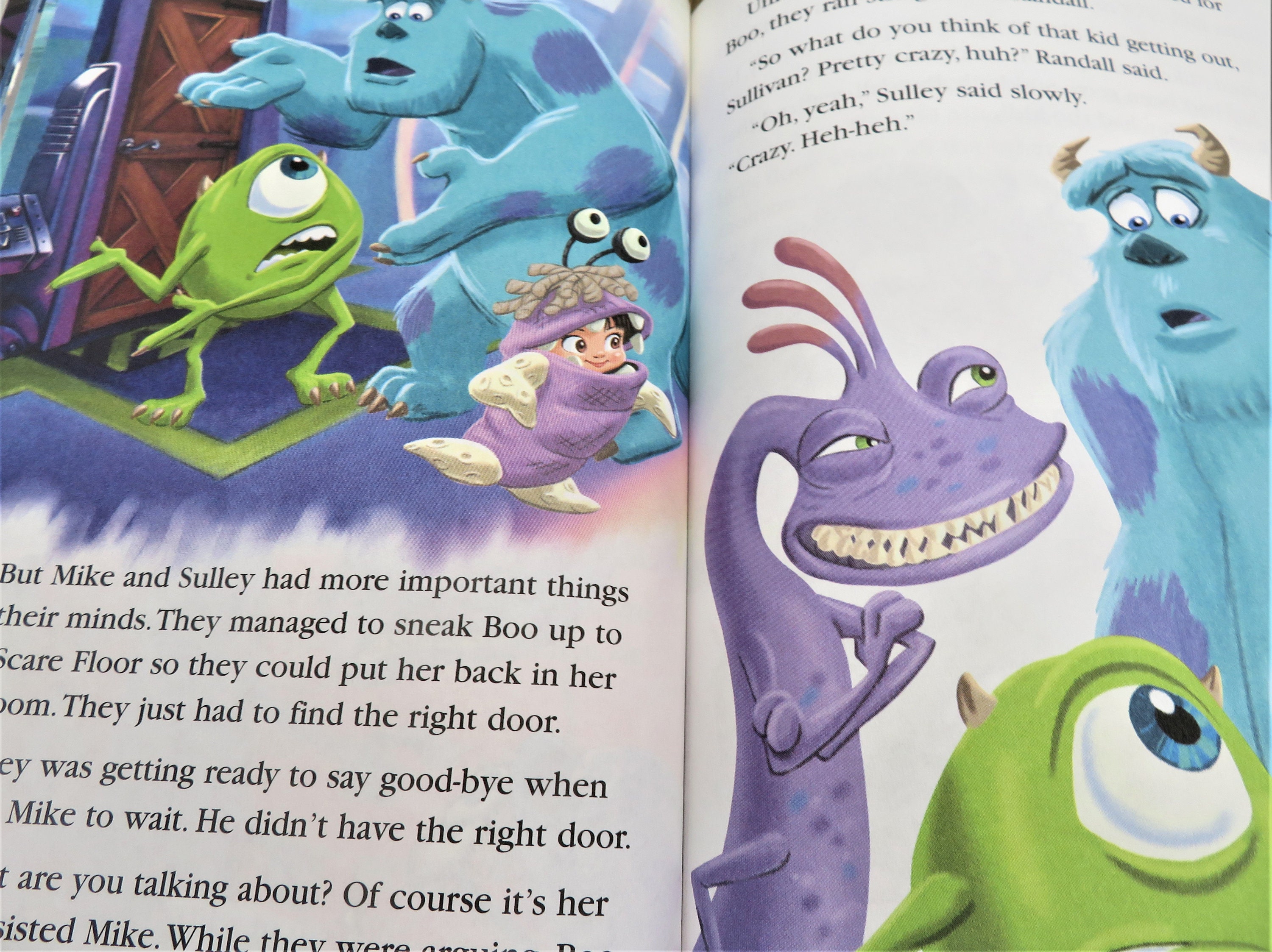 Monsters, Inc. disney's Wonderful World of Reading Hardcover Book C2001 ...