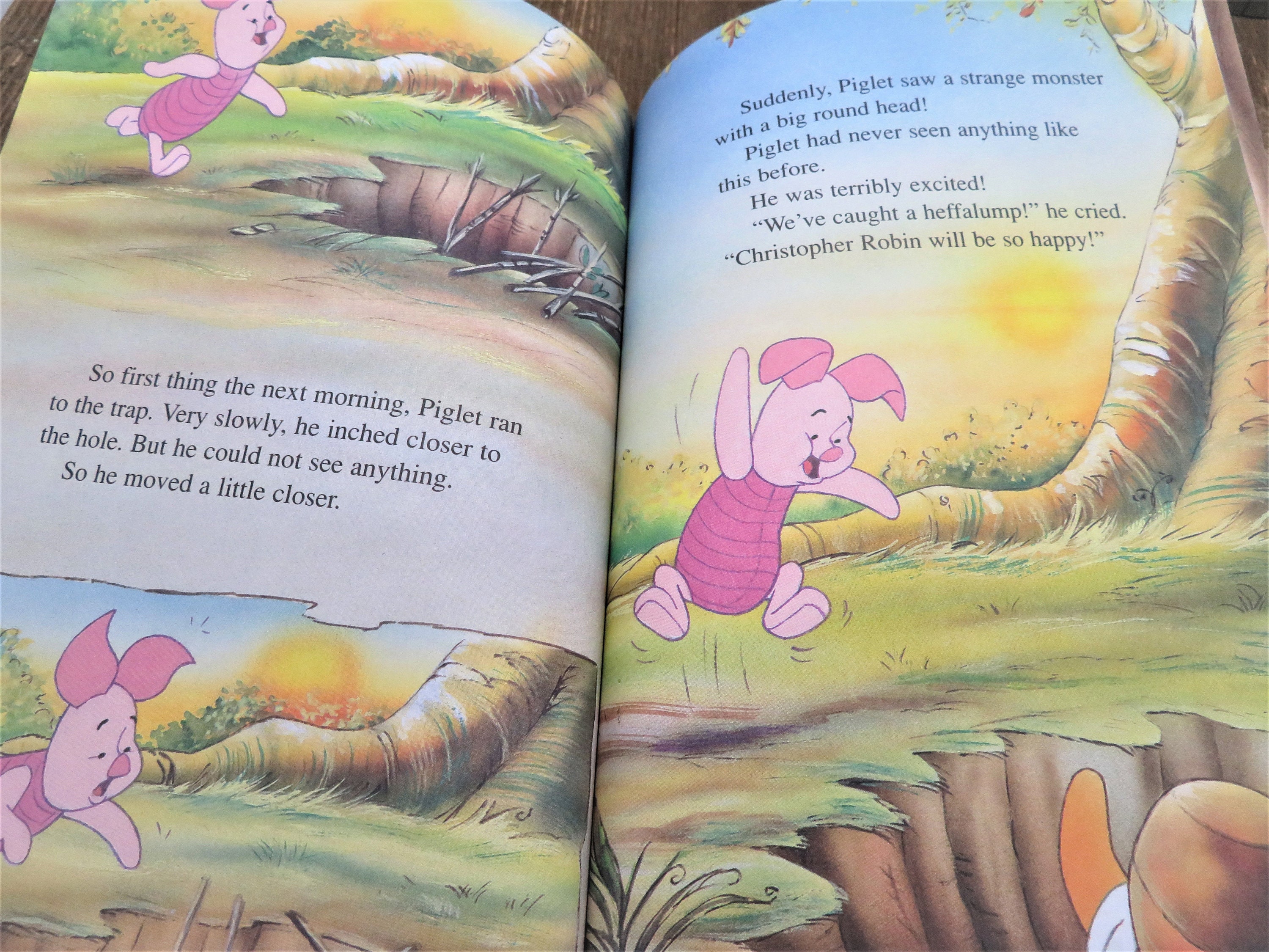 Disney Winnie the Pooh how to Catch a Heffalump Book C1998 - Etsy