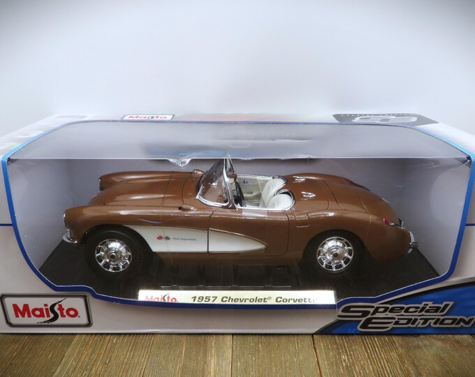 Maisto Special Edition 1957 Chevrolet Corvette Convertible 1:18 Diecast ...