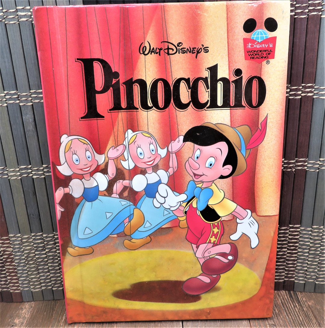 Walt Disney’s "pinocchio" Disney’s Wonderful World of Reading Book Hard ...