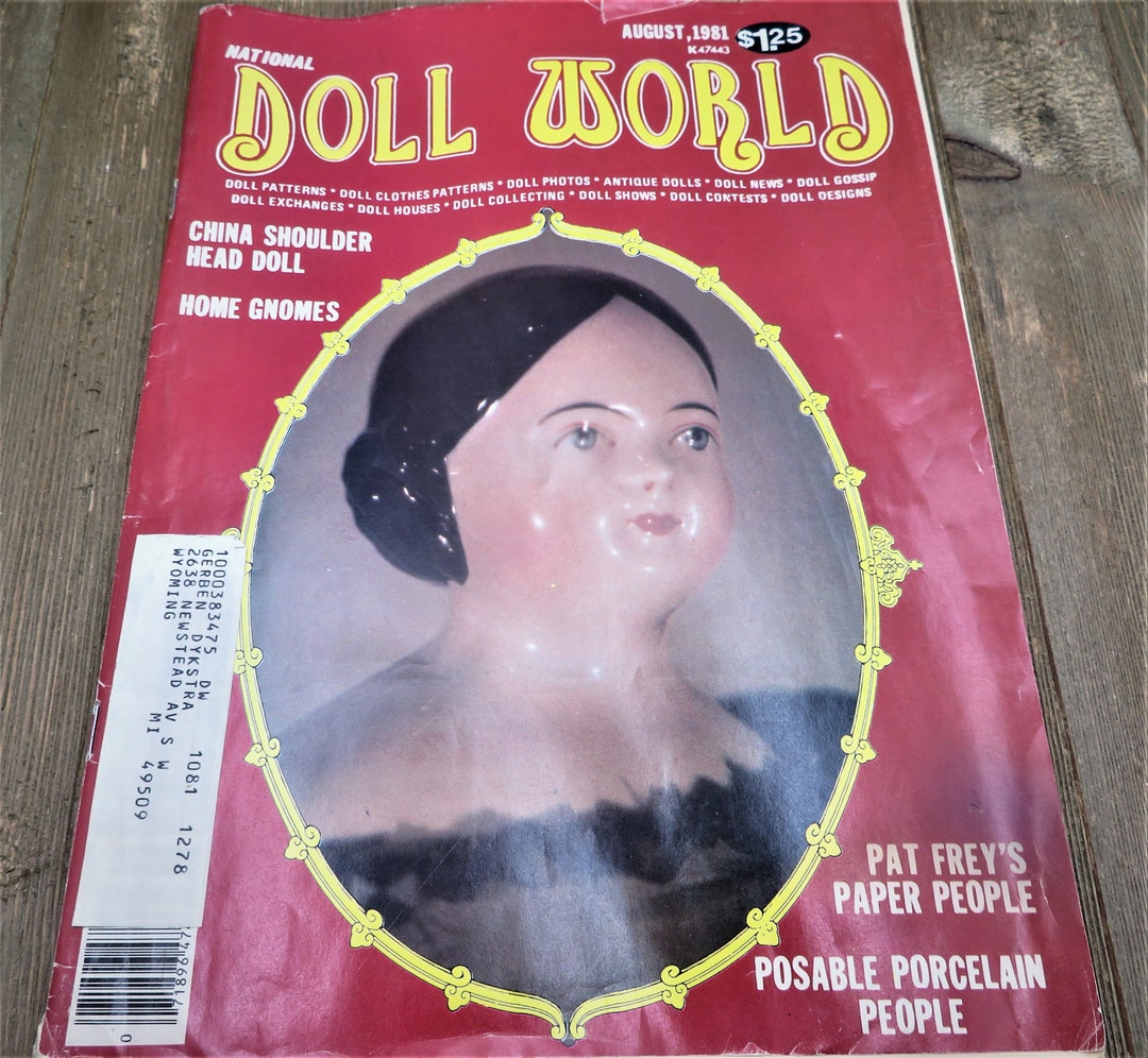 National Doll World Magazine August 1981 for Doll Lovers - Etsy