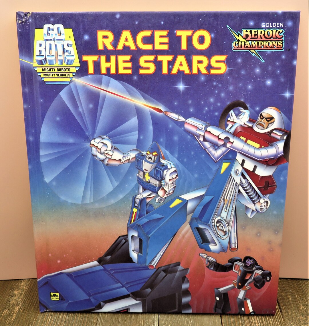 GO BOTS "race to the Stars" C1985 Golden Heroic Champions Book - Etsy