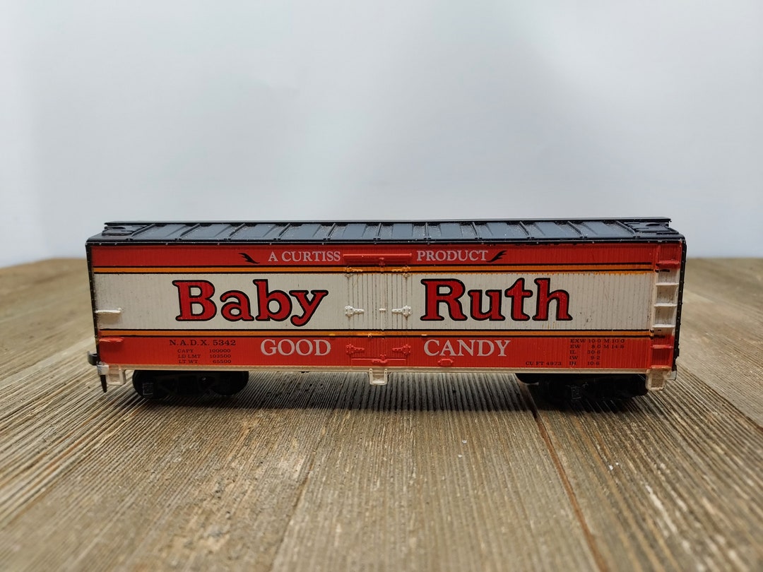 1990’s HO Scale Baby Ruth Freight Box Car Tyco Hong Kong Car N.A.D.X ...
