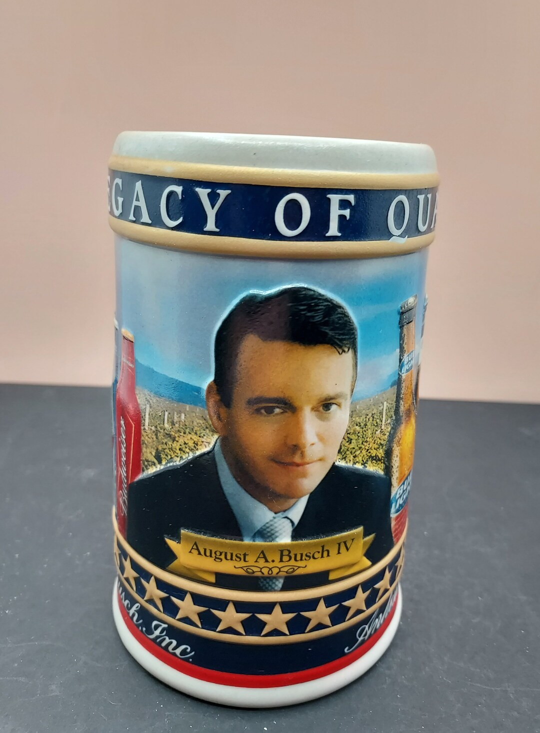 Anheuser-busch A Legacy of Quality Beer Busch Family Mug Stein #04352 ...