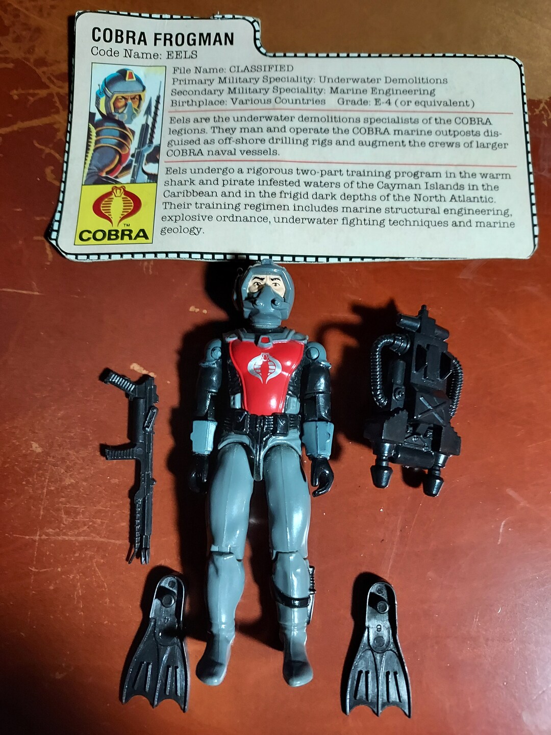 G I Joe 1985 Cobra Frogman Code Name EEALS Action Figurine - Etsy