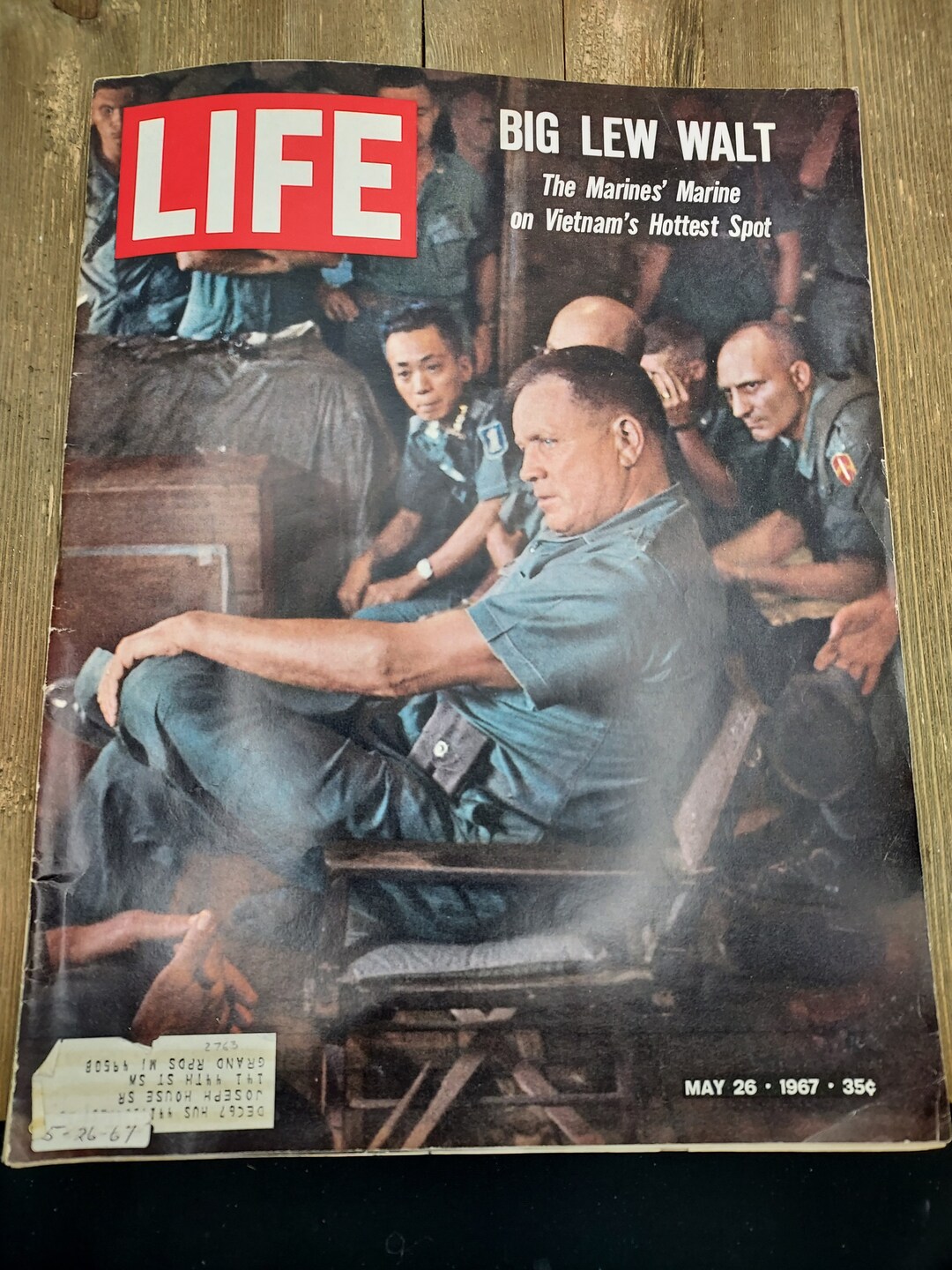 LIFE Magazine May 26, 1967, Big Lew Walt the Marine's Marine – on ...