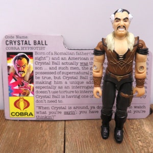 1987 Hasbro GI Joe Action Figure NEAR COMPLETE Crystal Ball Cobra ...
