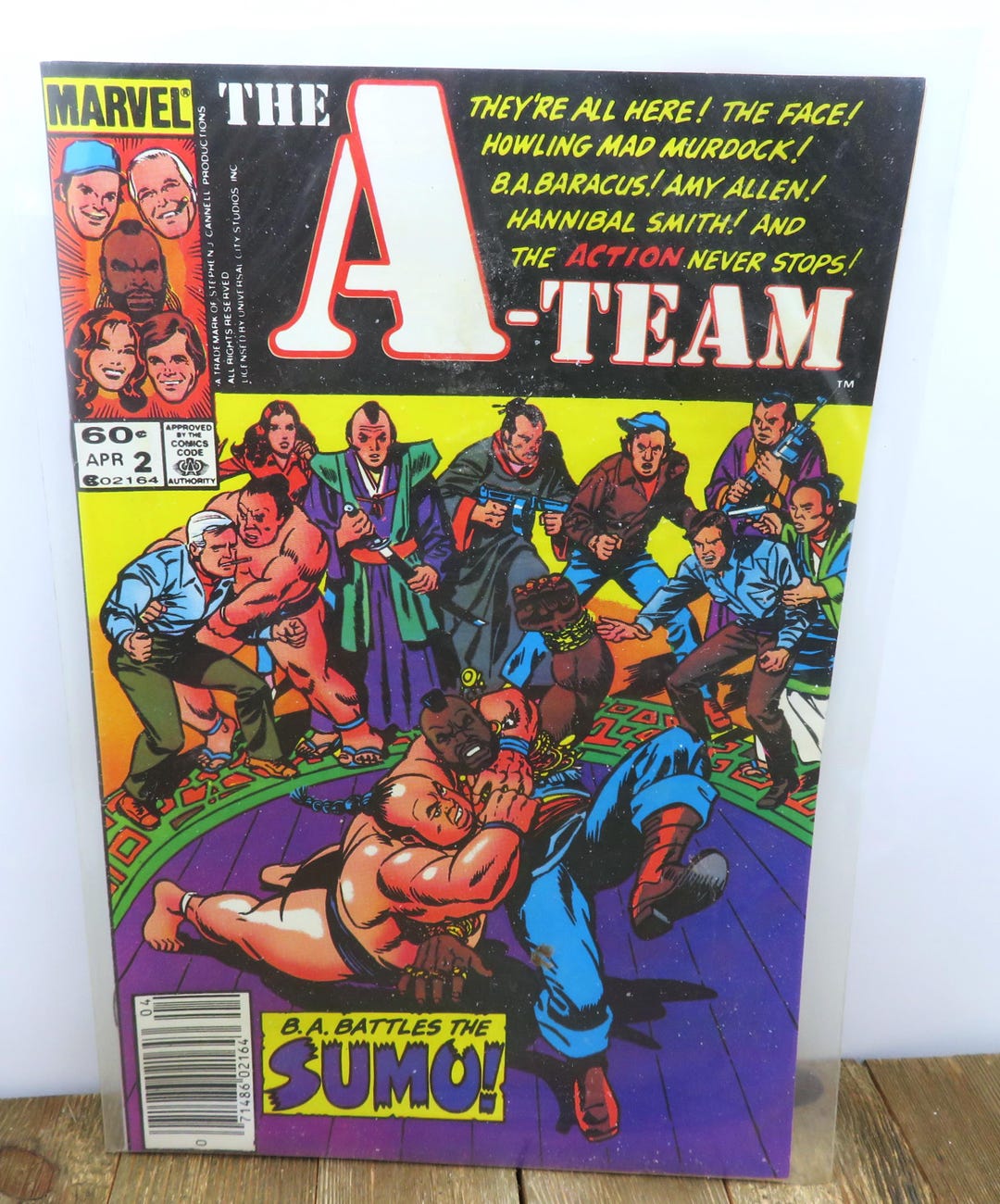 A-team Comic Book #2 (1984) B.A. Battles the Sumo - Etsy