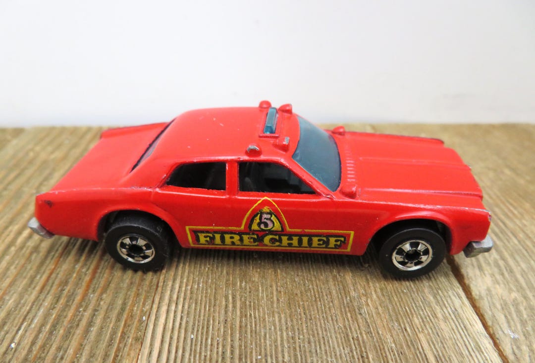 1977 Hot Wheels Dodge #5 Fire Chief Car 1:64 Mattel Hong Kong - Etsy