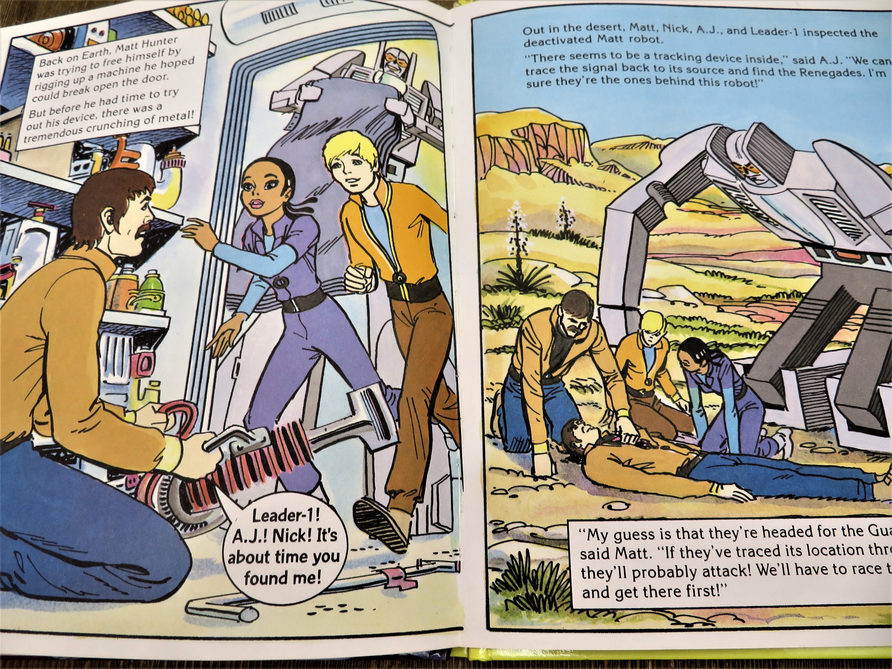 GO BOTS "race to the Stars" C1985 Golden Heroic Champions Book - Etsy