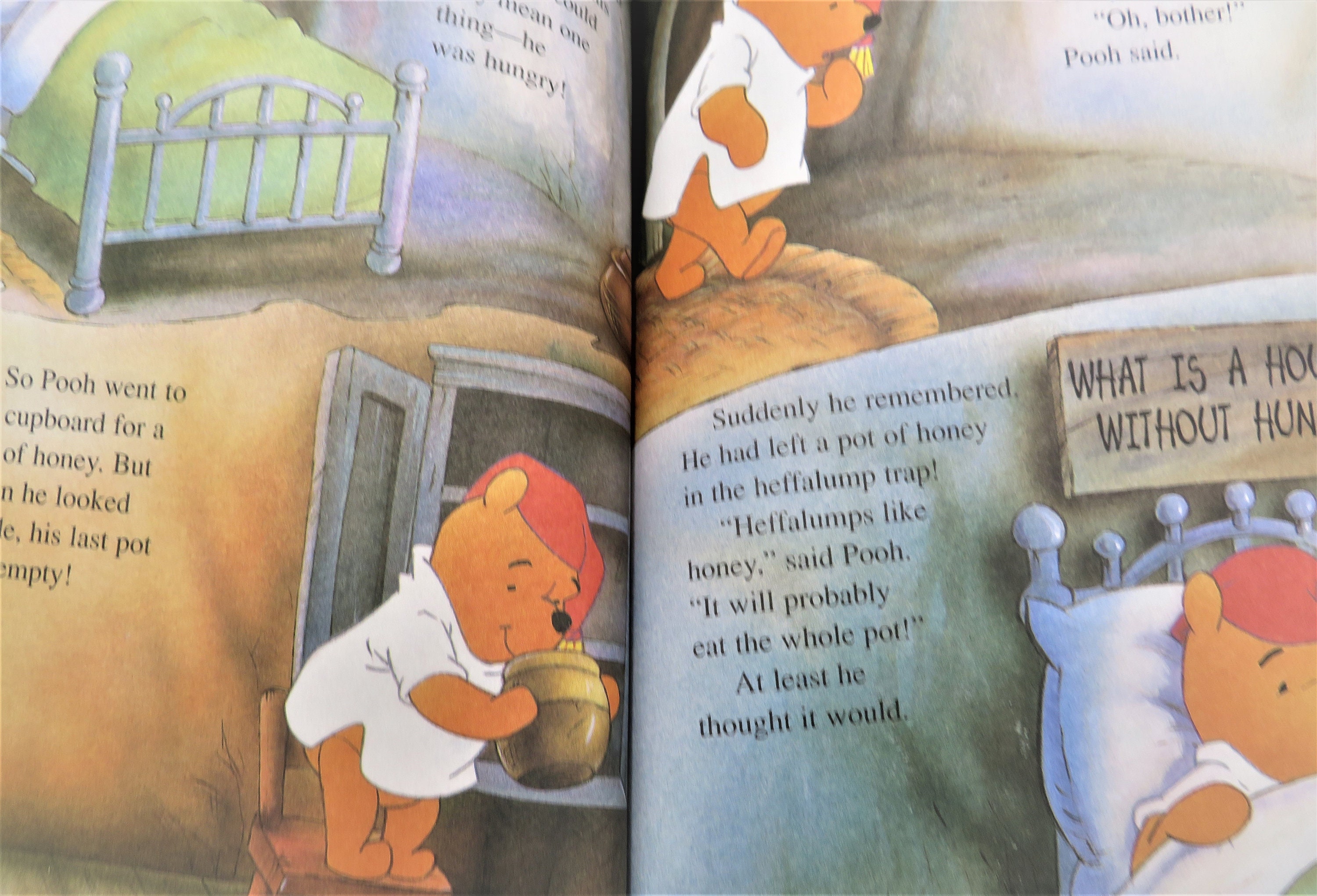 Disney Winnie the Pooh how to Catch a Heffalump Book C1998 - Etsy