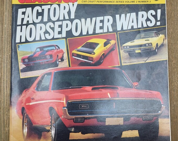PETERSEN'S MUSCLE CAR Classics Magazine 1984 Factory Horsepower Wars - Etsy