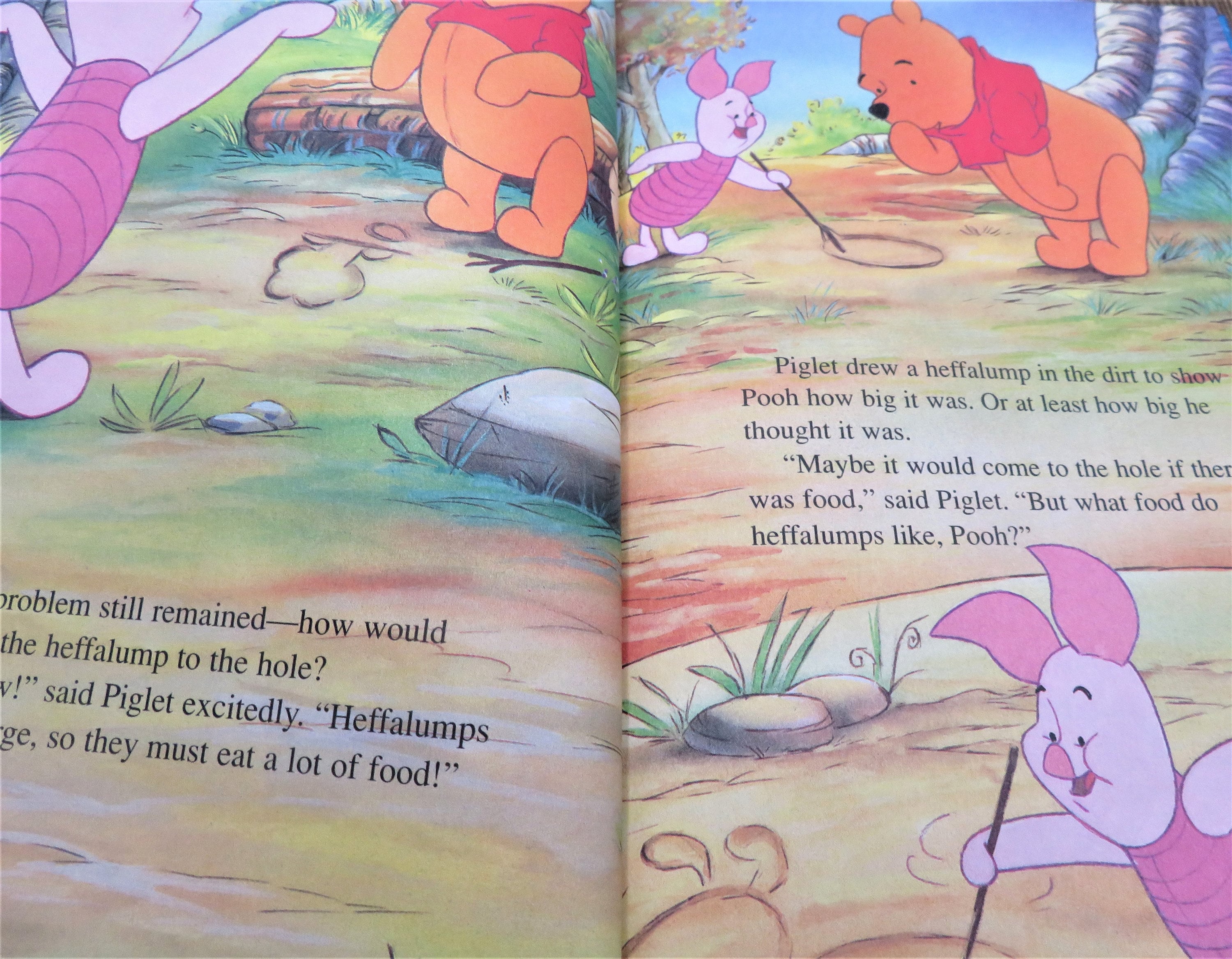 Disney Winnie the Pooh how to Catch a Heffalump Book C1998 - Etsy
