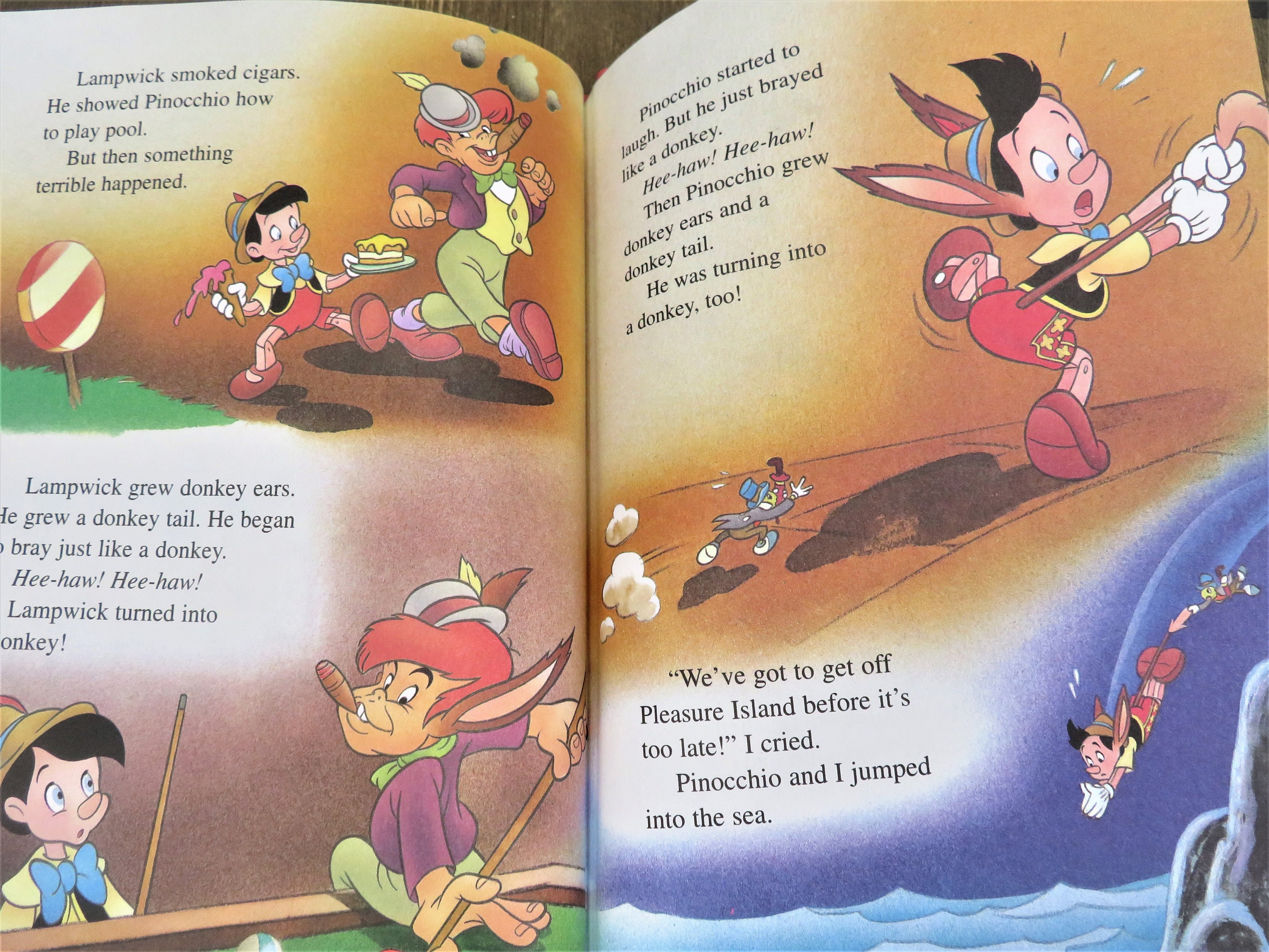 Walt Disneys pinocchio Disneys Wonderful World - Etsy