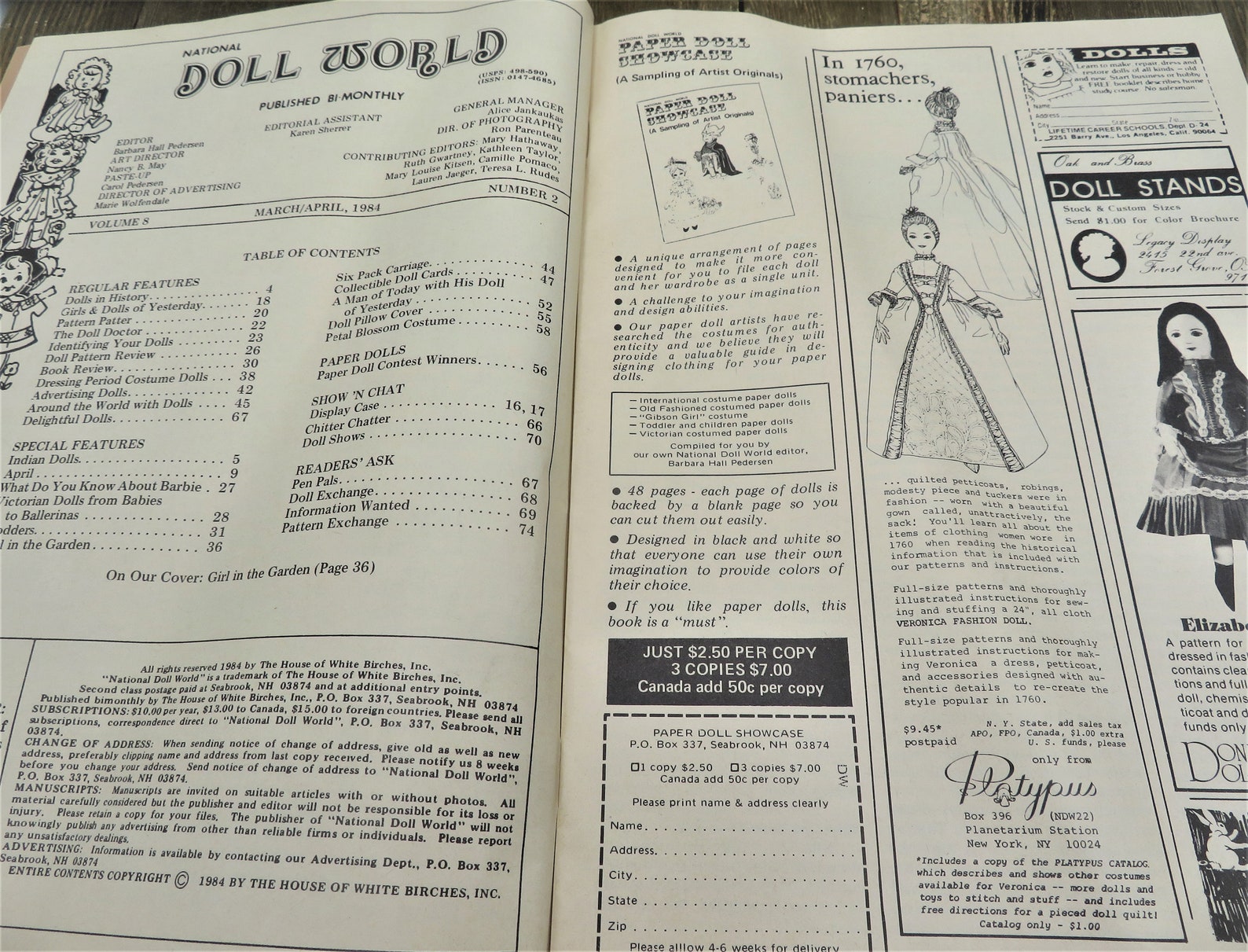 National Doll World Magazine April 1984 for Doll Lovers - Etsy