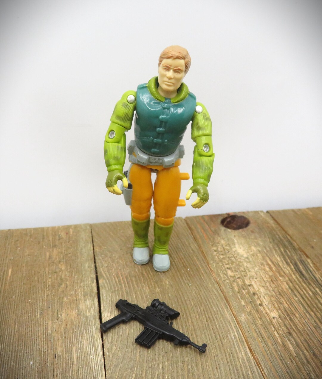 GI Joe 1990 Captain Grid-iron Vintage Military Action Figure - Etsy