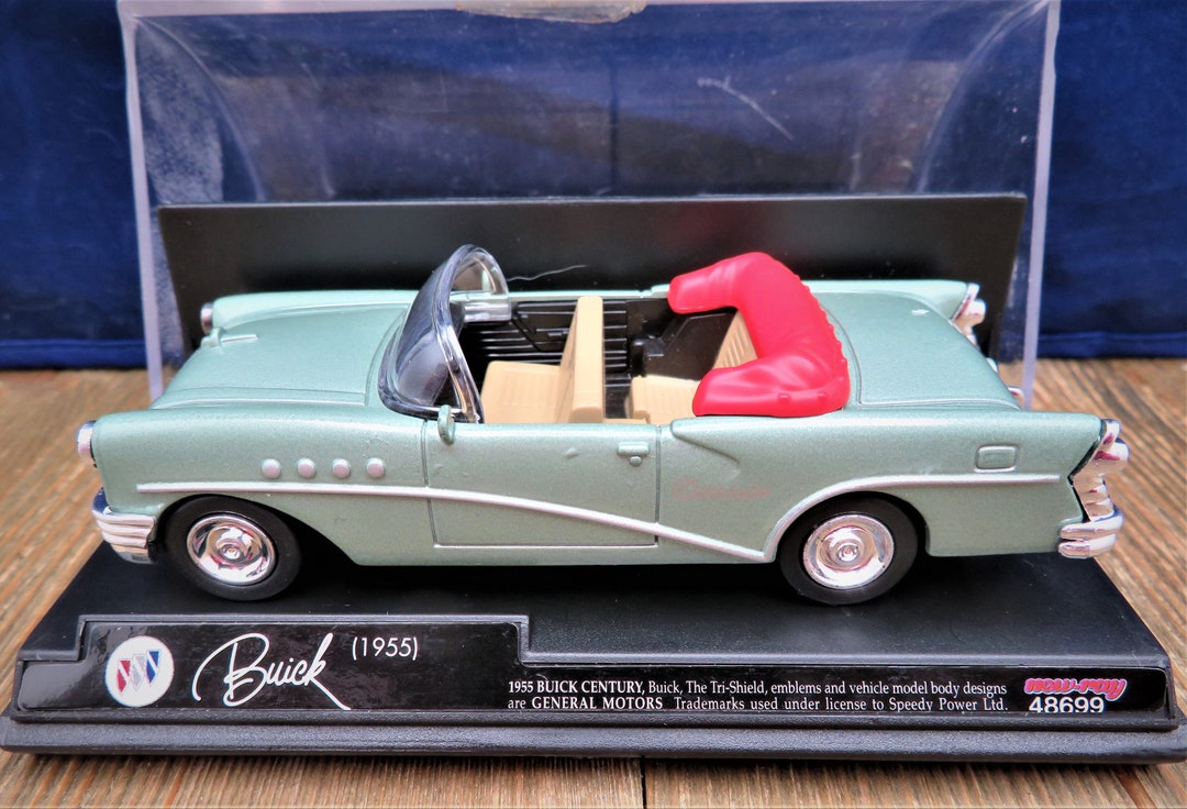 Replica 1955 Buick 1:43 Scale #48699 Diecast Convertible Car With Case ...