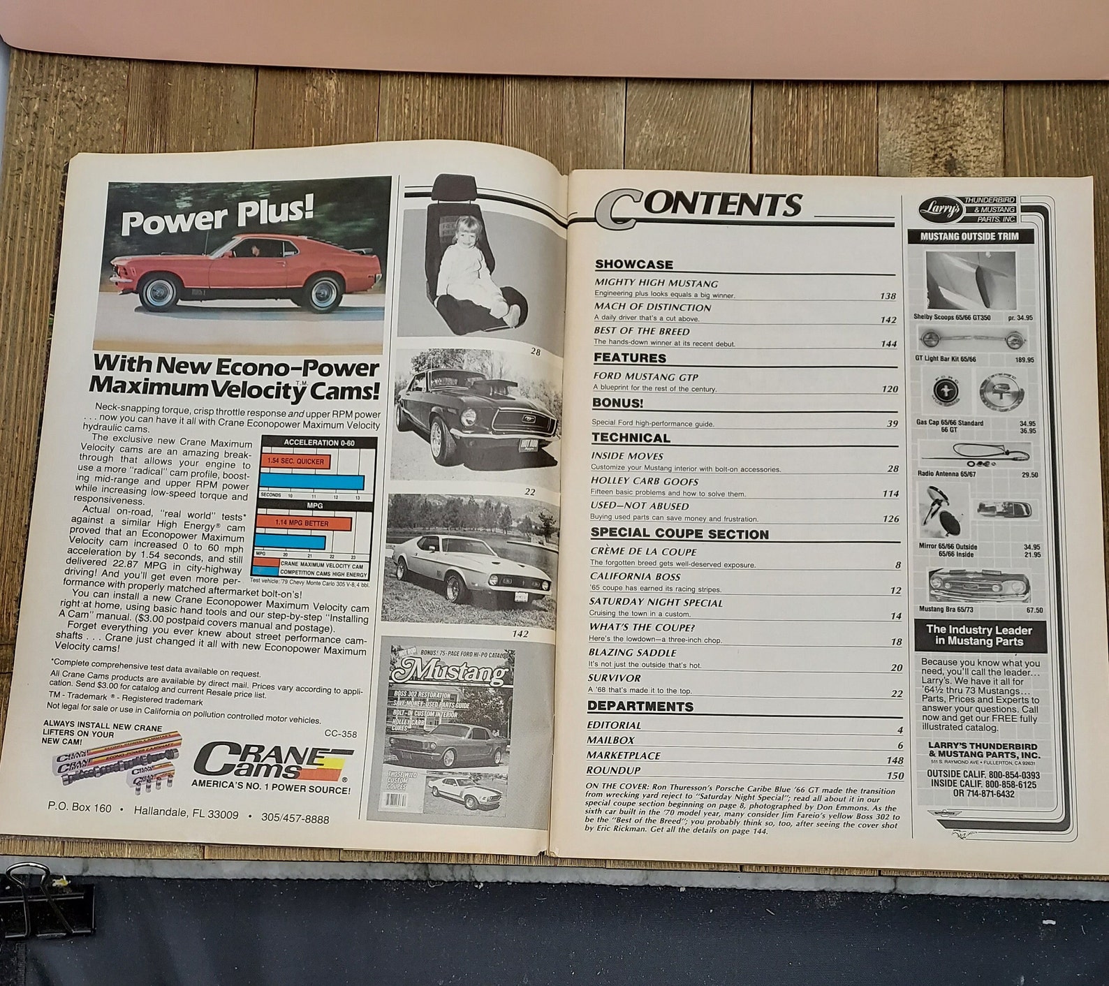 Hot Rod Magazine Mustang Summer 1985 Vol. 3 No. 2 Boss 302 Restoration ...