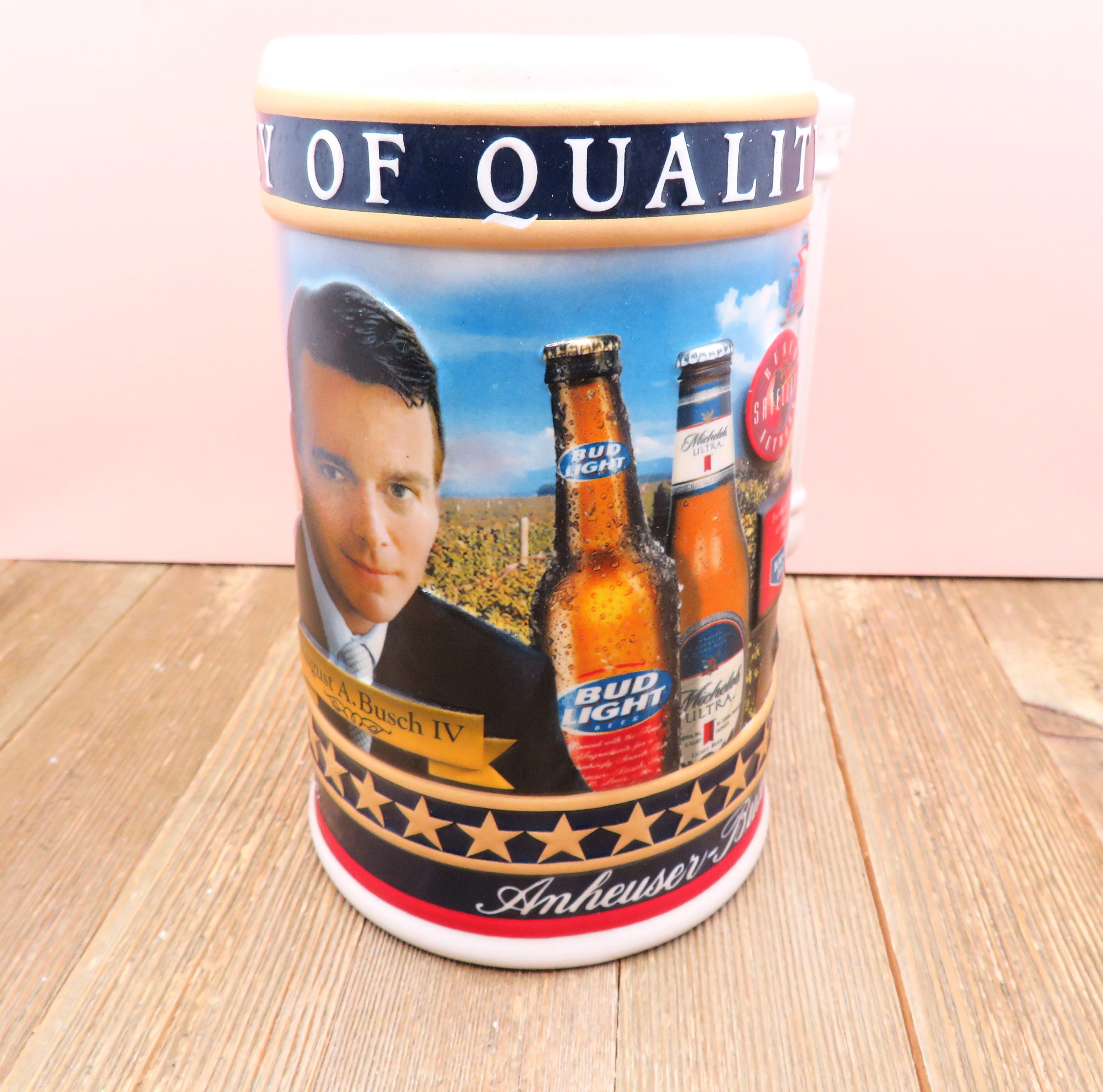 Anheuser-busch A Legacy of Quality Beer Busch Family Mug Stein 04352 - Etsy