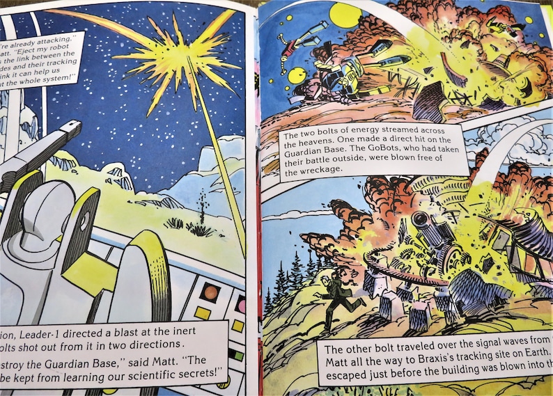 GO BOTS "race to the Stars" C1985 Golden Heroic Champions Book - Etsy