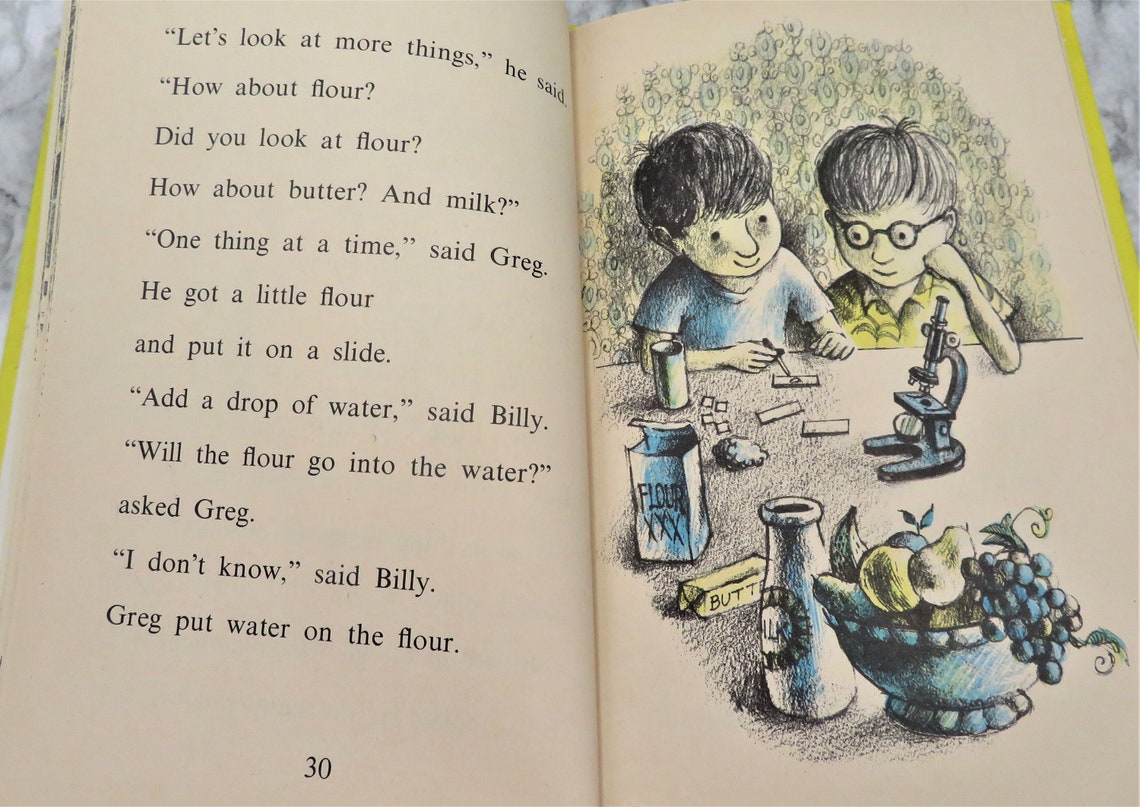 Greg's Microscope C1963 by Millicent & Selsam Harper and Row Publishers - Etsy