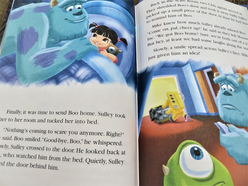 Monsters, Inc. disney's Wonderful World of Reading Hardcover Book C2001 ...