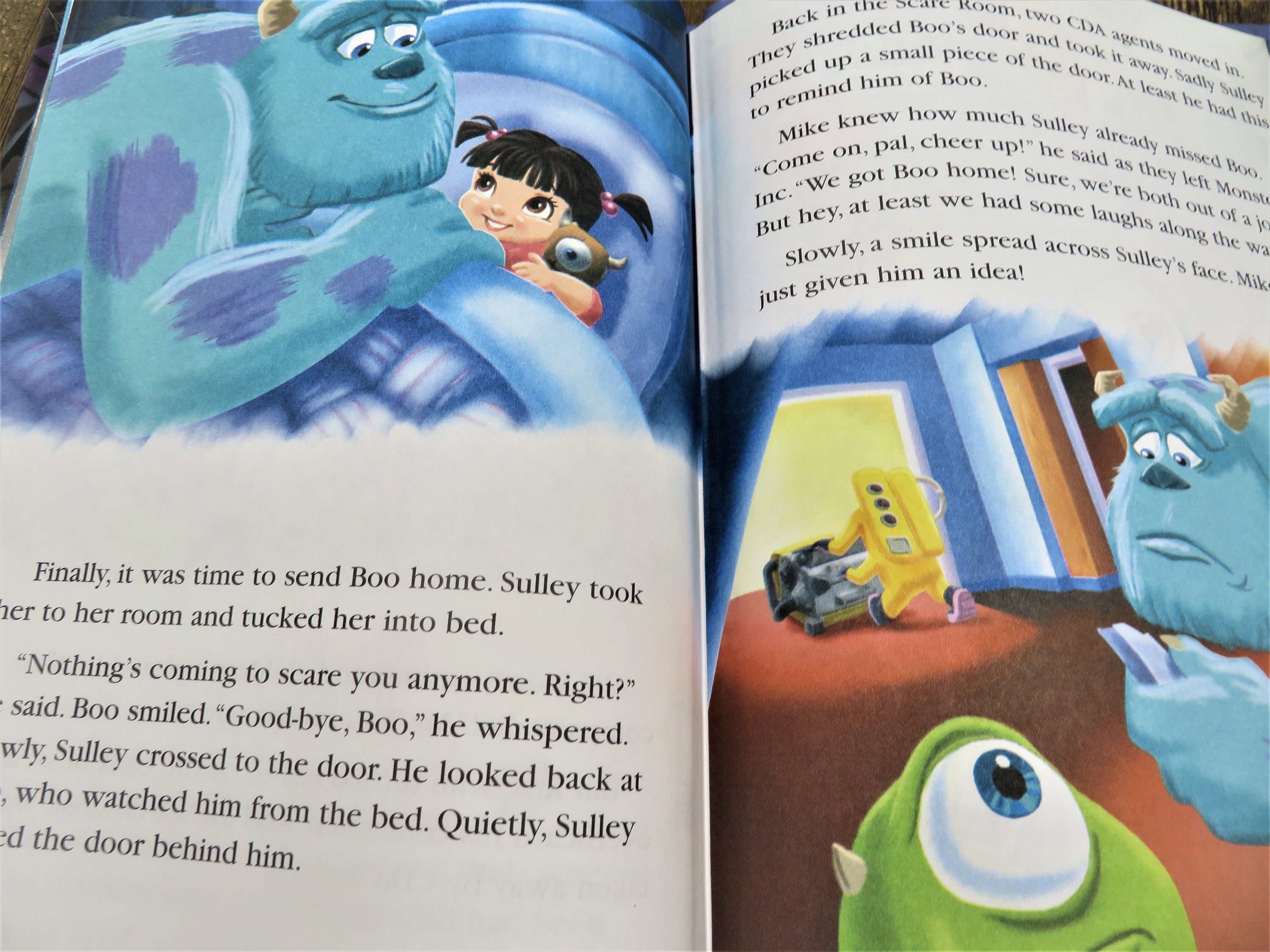 Monsters, Inc. disney's Wonderful World of Reading Hardcover Book C2001 ...