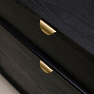 Finger Pulls Brass Dresser Knob Brass Cabinet Knobs Finger - Etsy