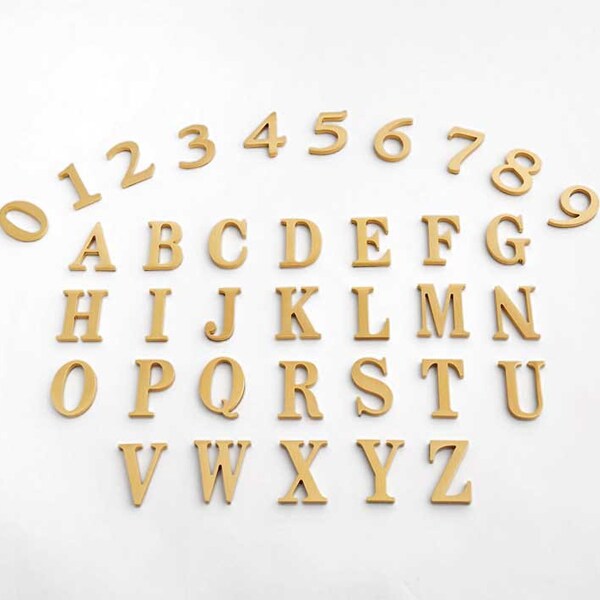 Brass House Numbers - Etsy