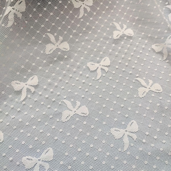 Bow Print Fabric - Etsy UK