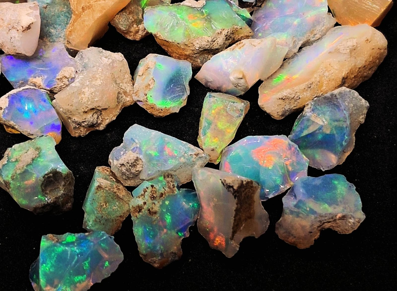 100 Carat, Opal Rough, Opal Crystal,opal Rough,natural Ethiopian Opal ...