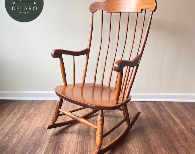 SOLD! Nichols and Stone 'boston Rocker' Rocking Chair - Etsy