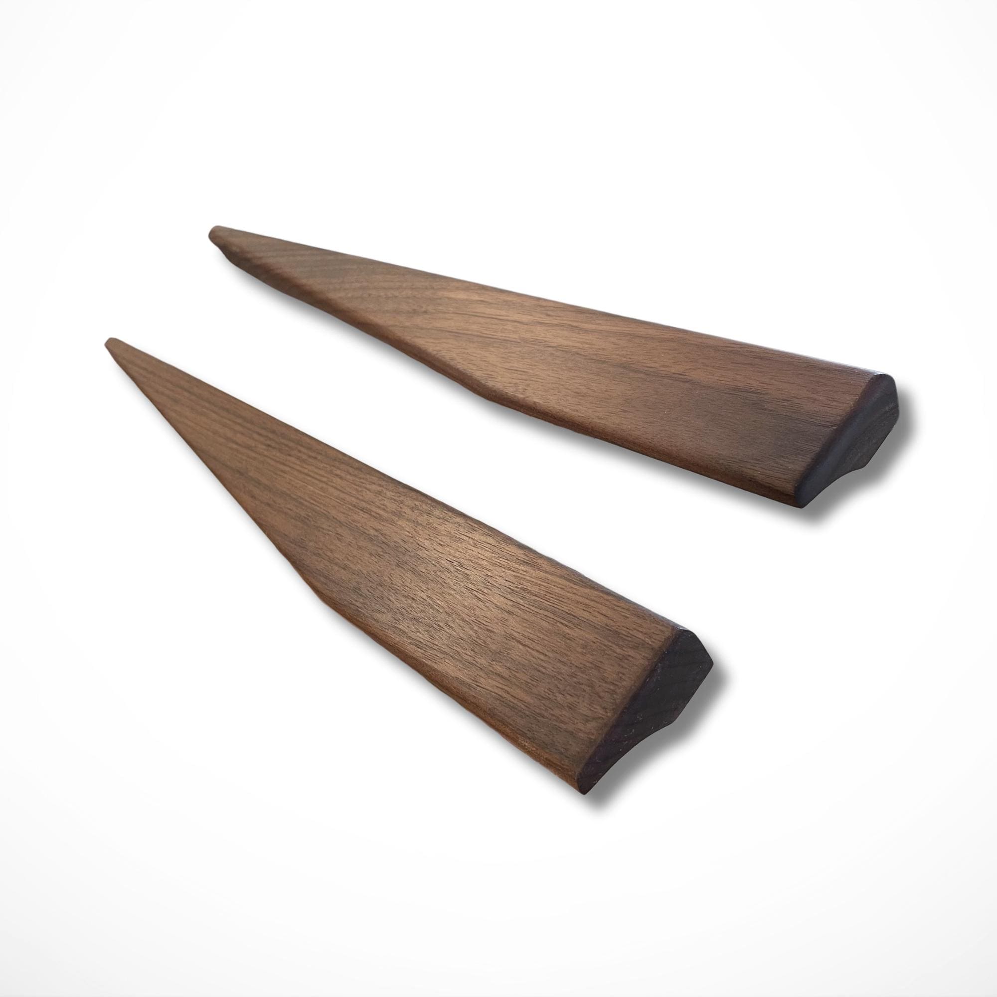 Modern Handmade Hardwood Drawer Pulls - Etsy