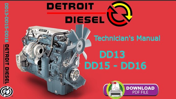 Detroit Diesel D13 D15 D16 Complete Repair and Service - Etsy