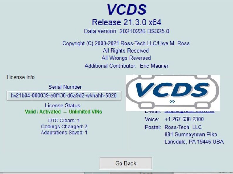 Codage et programmation de Diagnostic VCDS V.A.G pour VW Audi Seat ...