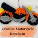Crochet Motorcycle Keychain, PDF PATTERN ONLY, English - Etsy