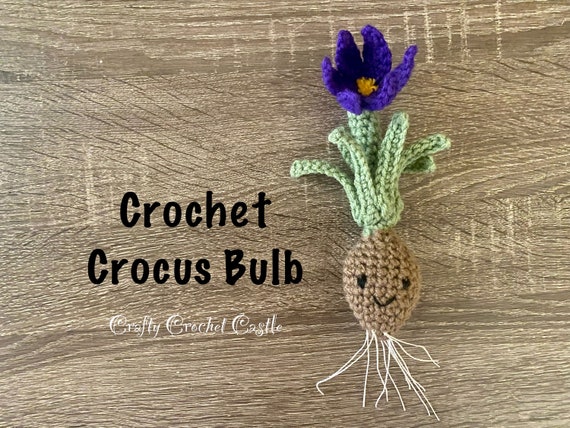Crochet Crocus Bulb PDF PATTERN ONLY English - Etsy