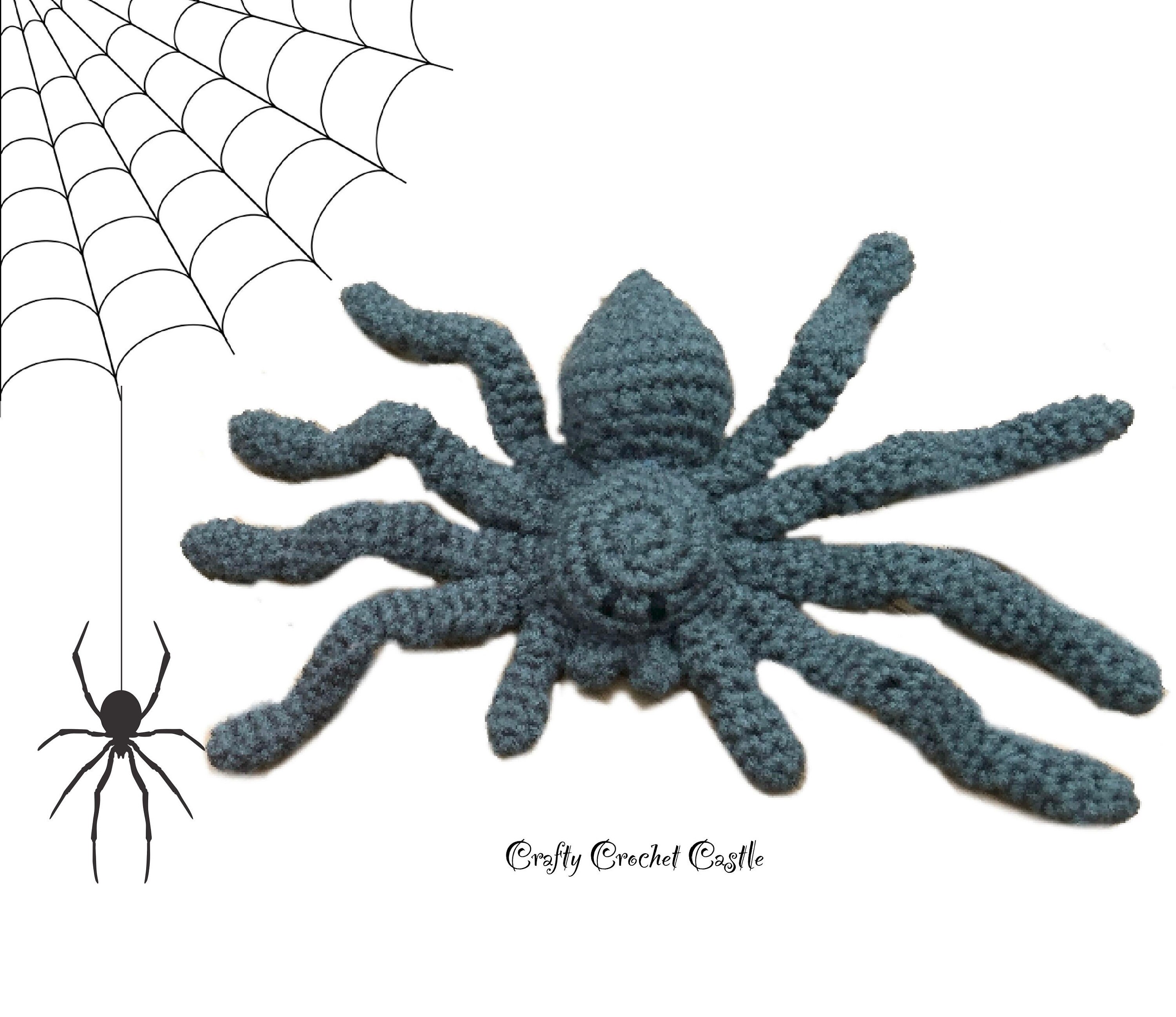 Crochet Tarantula PDF PATTERN ONLY English - Etsy