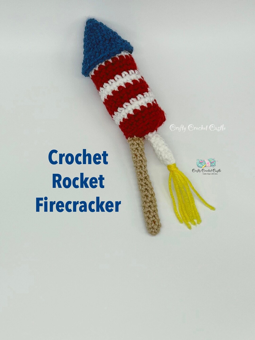 Crochet Rocket Firecracker, PDF PATTERN ONLY, English - Etsy