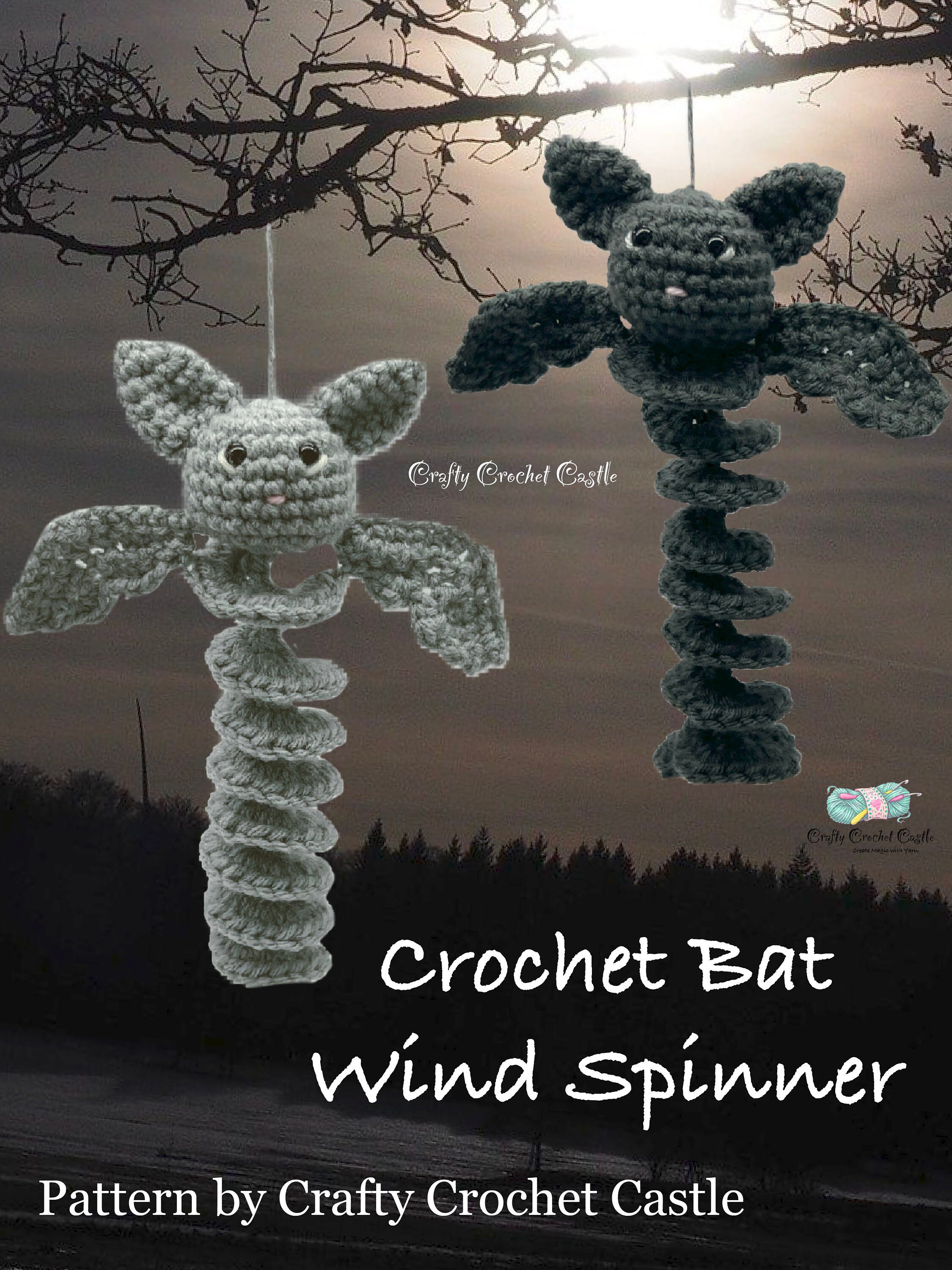 Crochet Bat Wind Spinner PDF PATTERN ONLY English - Etsy