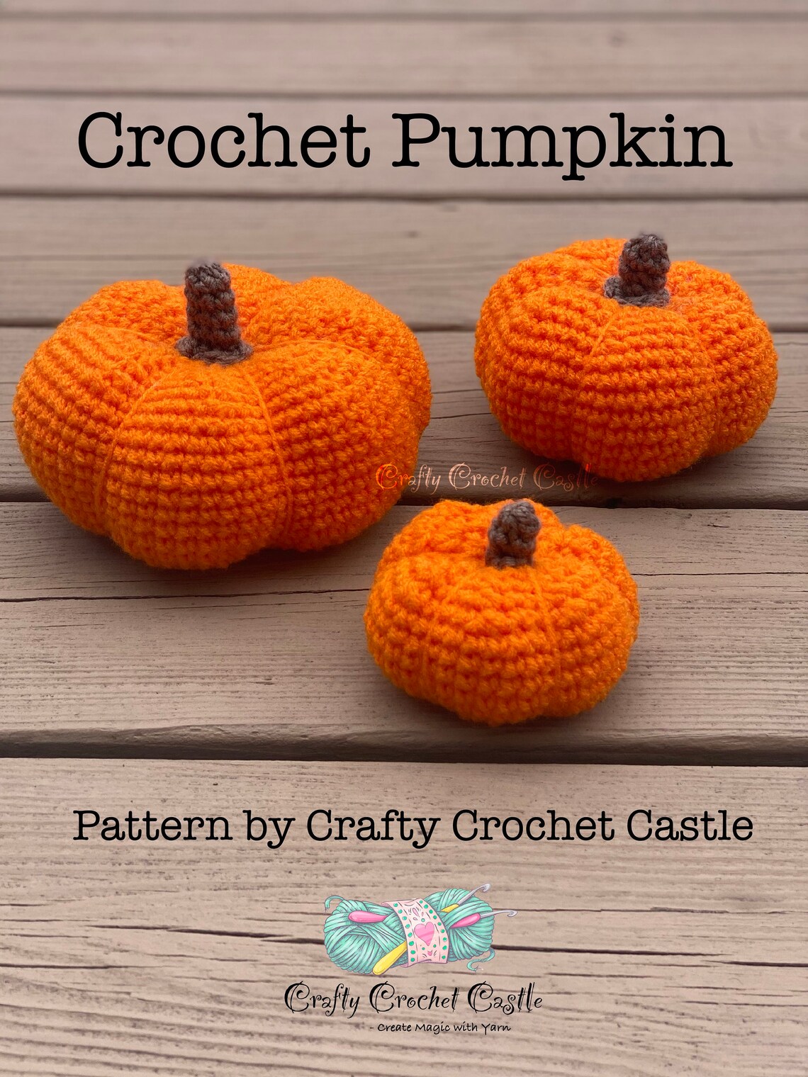 Crochet Pumpkin 3 Sizes PDF PATTERN ONLY English - Etsy