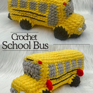 Crochet School Bus, PDF PATTERN ONLY, English - Etsy