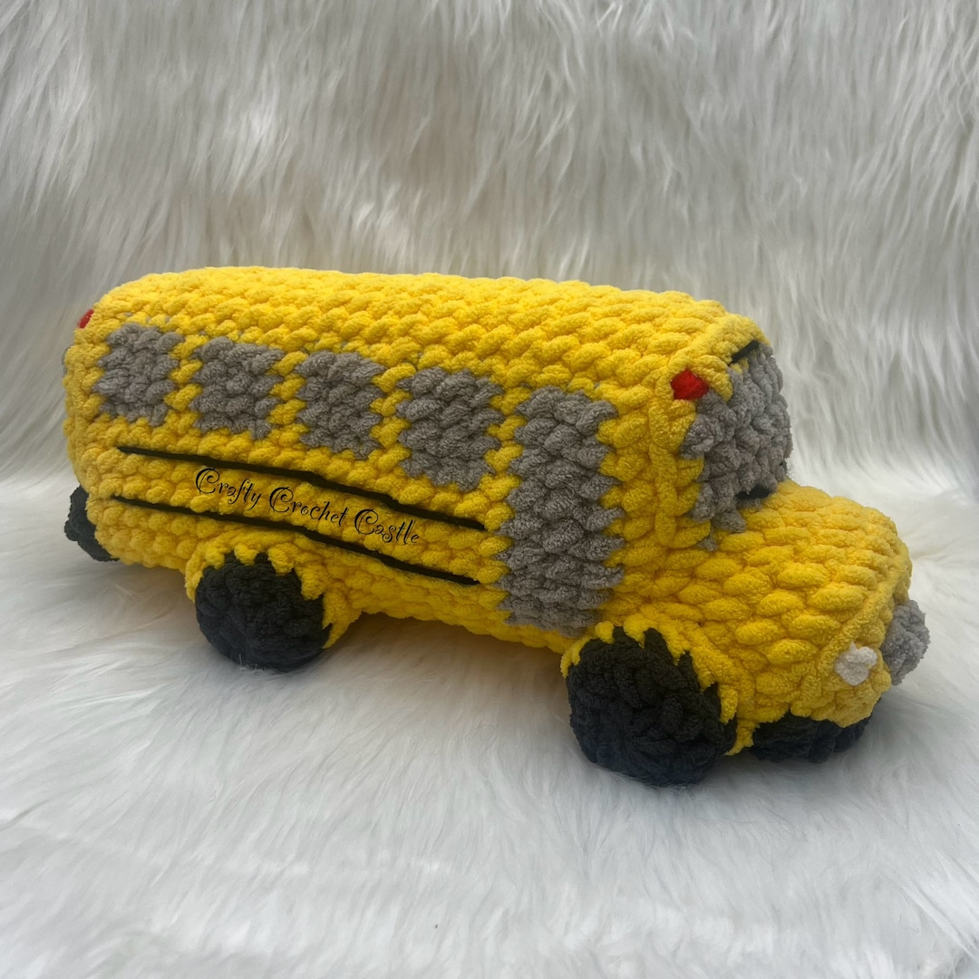 Crochet School Bus, PDF PATTERN ONLY, English - Etsy