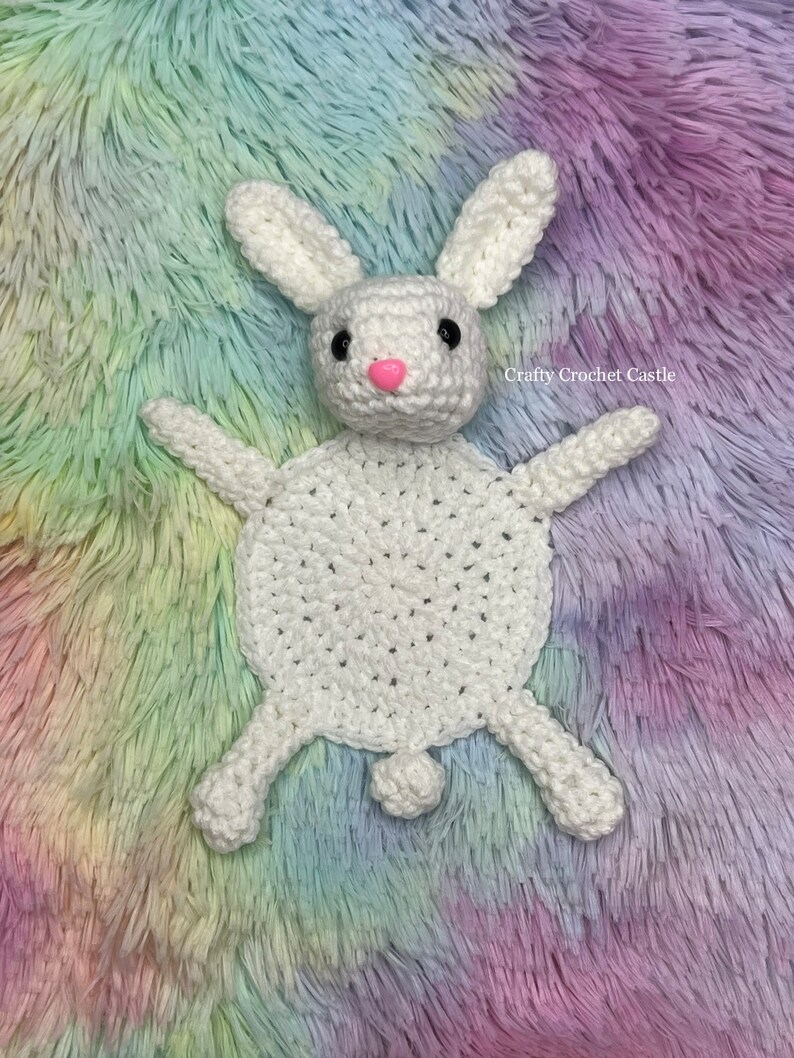 Crochet Bunny Coaster PDF PATTERN ONLY English - Etsy